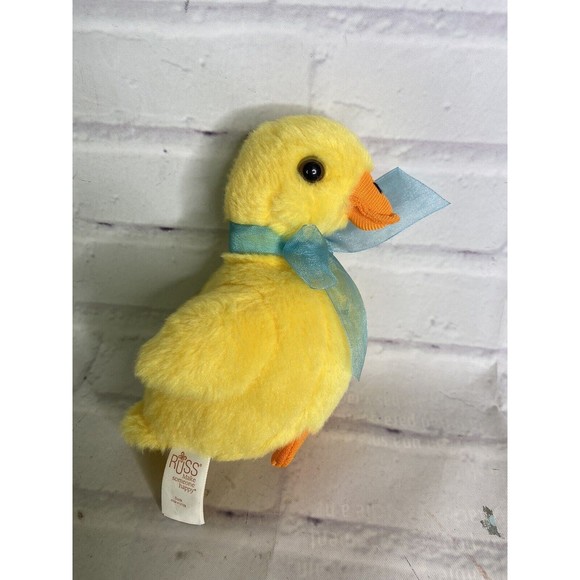 Russ | Toys | Russ Yomiko Classics Duck Ducky Yellow Plush Stuffed ...